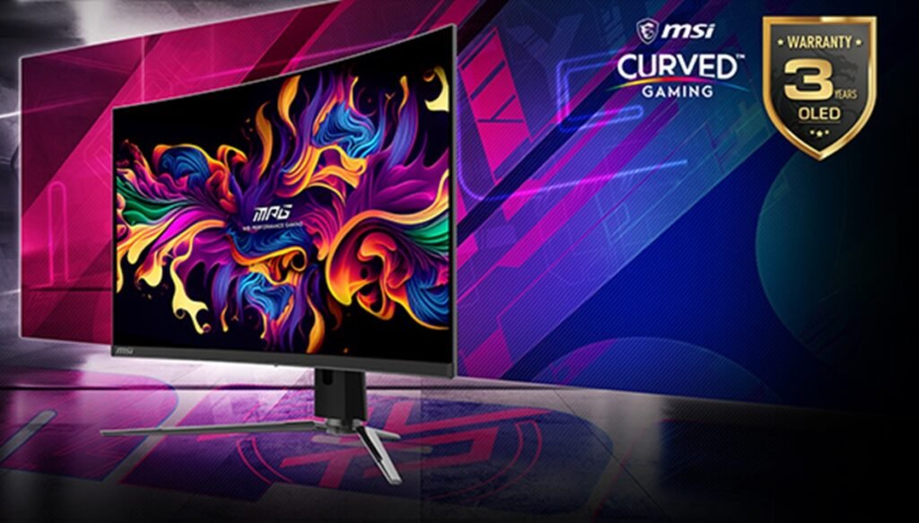 MSI unveils its first Curved 32-inch 240Hz QD-OLED Gaming Monitor ...