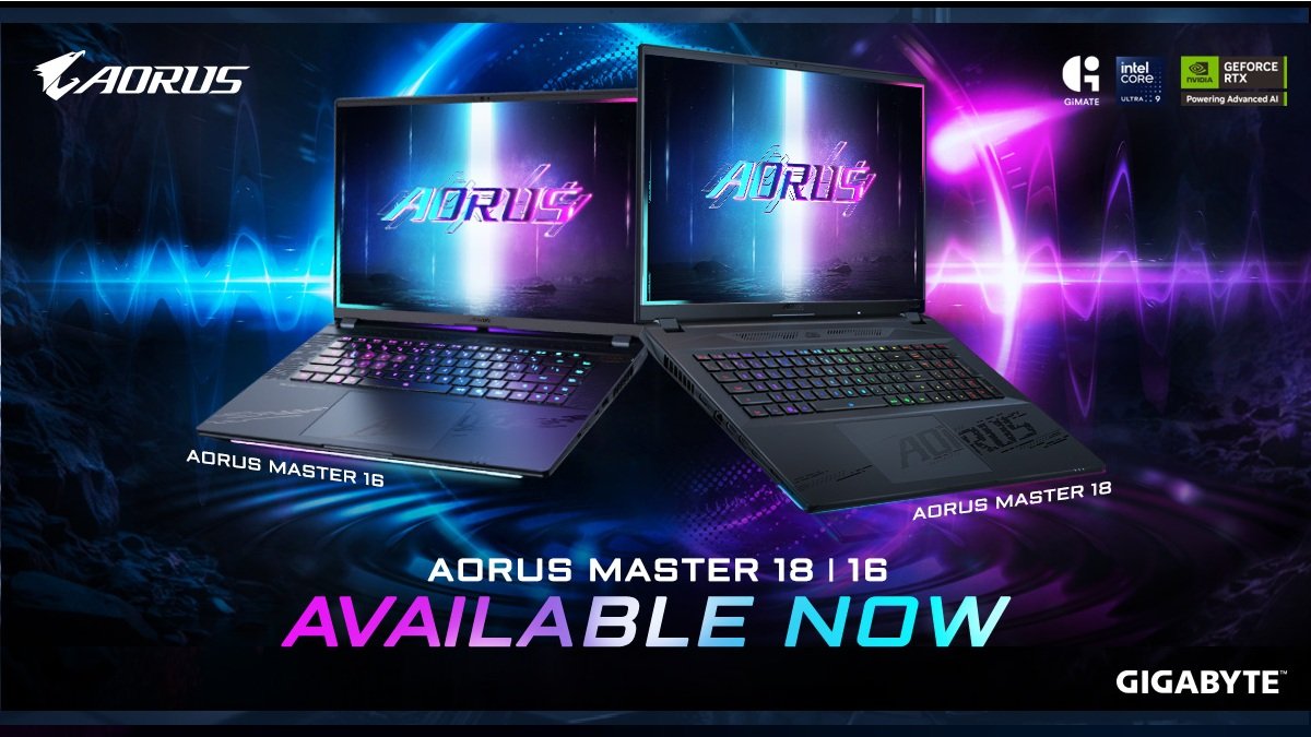 GIGABYTE AORUS MASTER Gaming Laptops now available - Games Middle East ...